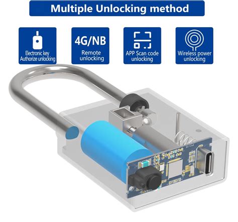 Ip68 Smart Passive Padlock With Software To Manage Access Smart Traceable Padlock And