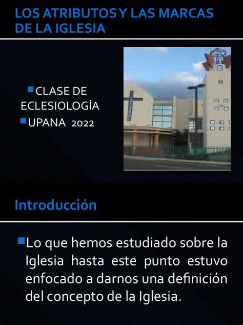 02a Los Atributos Y Las Marcas De La Iglesia Descargar Gratis Pdf