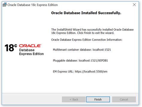 Instalar La Base De Datos Oracle Xe 18c Sobre Windows 10 Oracle México