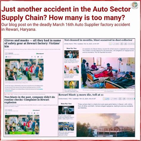 Oems Must Impose Safety Standards On Their Suppliers As Also… Raja