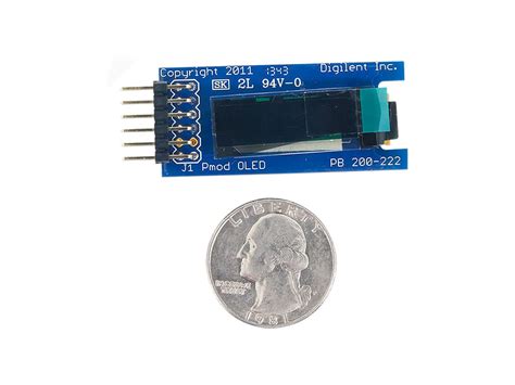 Digilent Pmodoled 128 X 32 Pixel Monochromatic Oled Display Tequipment