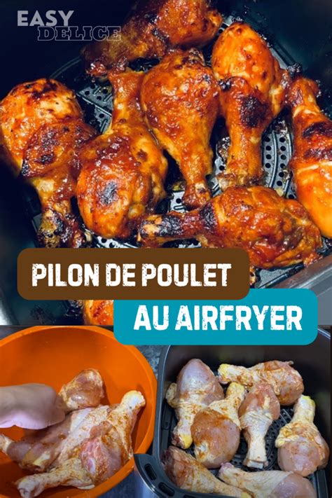 Pilon de Poulet au Airfryer EasyDélice Recettes Faciles et Gourmandes
