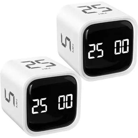 Rotating Pomodoro Timer 5 25 10 50 Minutes Presetdesk Productivity