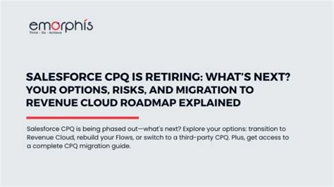 Cpq Is Retiring Options For Cpq Migration And Next Step