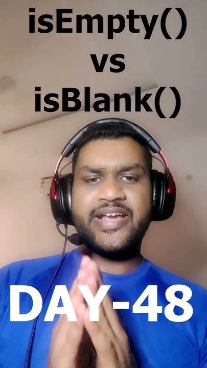 Isblank Vs Isempty Method Of String Class Javaprogramming Java Shorts Youtube