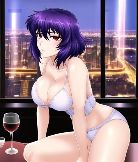 Rule 34 Ai Generated Breasts Cleavage Female Ghost In The Shell Kusanagi Motoko Large Breasts