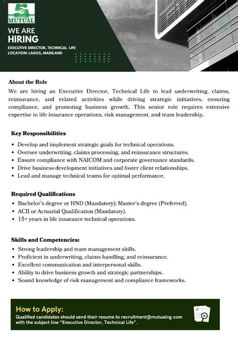 Abike Wesey On Linkedin Hiring Hiring Director Insurance