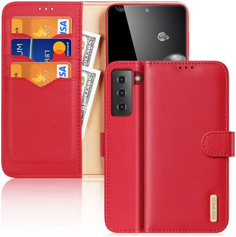 Dux Ducis Hivo Series Samsung Galaxy S21 Plus Hoesje Book Case Rood