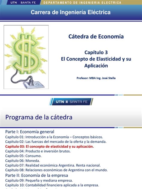 Capitulo 03 El Concepto De Elasticidad Power Pdf Pdf Elasticidad Economía La