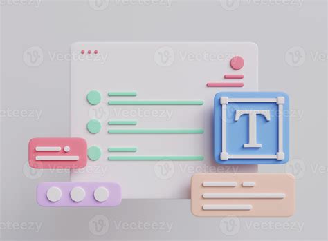 web ui ux design concept 3d web development and interface design seo