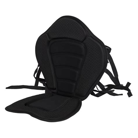 Shaotellme Kayak Back Cushion Kayak Backrest Thick Black Padded