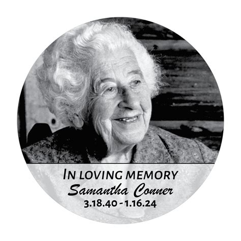 memorial stickers in loving memory stickers personalized labels etsy