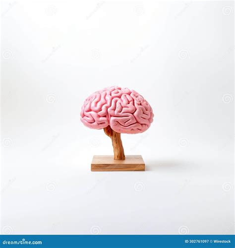 Human Brian Icon Thin Linear Human Brian Outline Icon Isolated On