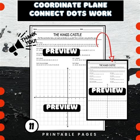 Coordinate Plane Connect Dots Worksheets Made By Teachers
