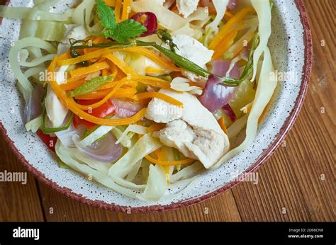 Pancit Buko Coconut Noodles Filipino Dish Made From Very Thin Strips