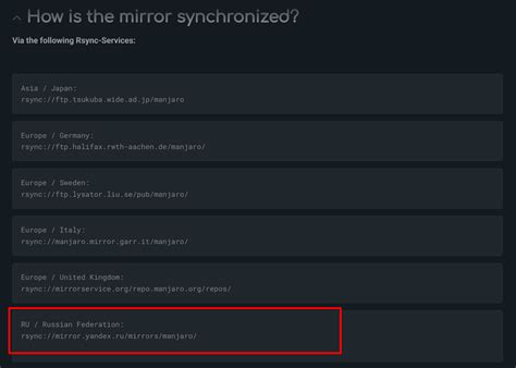 Manjaro镜像已经落后100小时 · Issue 297 · Sjtugmirror Requests · Github