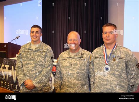 Us Army National Guard Awards For Best Warrior Competition Stock