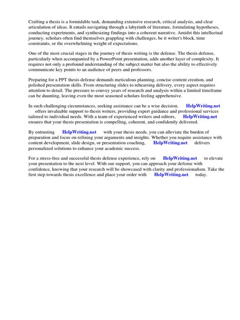 Ppt Thesis Defense Pdf Thesis Microsoft Power Point