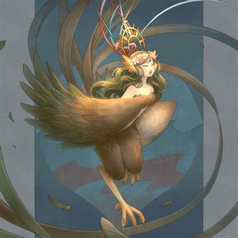 Alkonost Original And 1 More Drawn By Iimia Danbooru