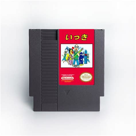 Ikki Nes 8 Bit 72 Pins Game Cartridge Card Bitgameshop