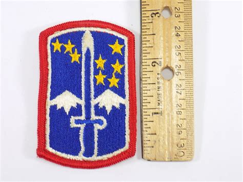 Vintage U S Army Nd Infantry Brigade Shoulder Sleeve Patch Big Dipper Sword Patches