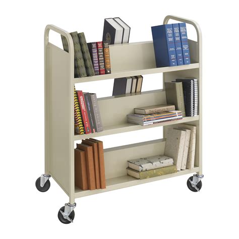Metal Library Cart