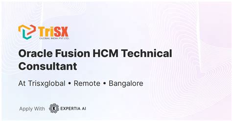 Oracle Fusion Hcm Technical Consultant Job Bangalore Senior