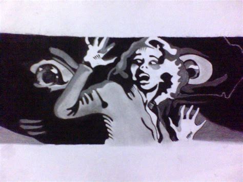 Unsafe Women Drawing By Mukul Dhankhar Fine Art America