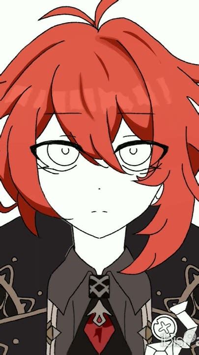 ディルックの旦那優しくて沼すぎる。イラスト画面見切れちゃった。イラスト 原神 ディルック Youtube