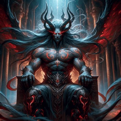 Demon Asmodeus Seni Ars Goetia Untuk Persembahan Dan Altar Ars