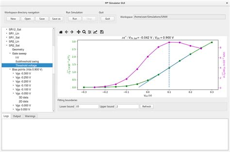 Threshold Voltage Extraction Using The Lem For V Ds 0 90 V
