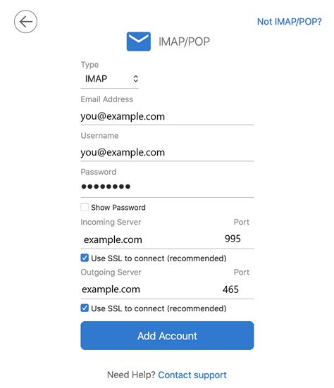 How To Setup Outlook To Use Your Cpanel Email Account Imanila