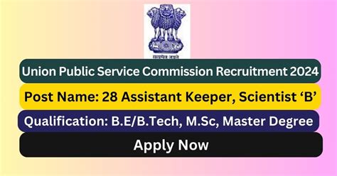 Upsc Recruitment 2024 28 Assistant Mining Geologist Posts Apply Now