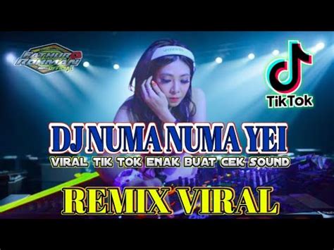 DJ NUMA NUMA YEI REMIX VIRAL TIK TOK FULLL BASSS - YouTube