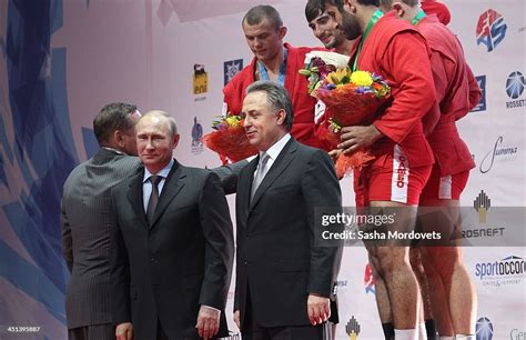 Russian President Vladimir Putin Sambo Federation President Vasily