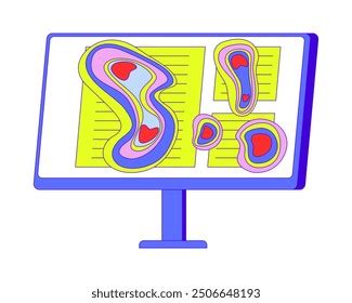 Heatmap Monitor Photos And Images Shutterstock