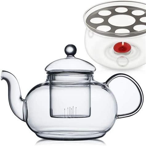 Clear Glass Tea Set Borosilicate Glass Teapot With Removable Infuser 33
