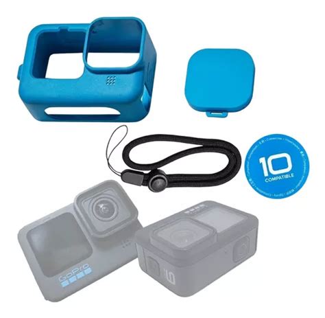 Funda Silicona Puluz V2 Para Gopro Hero 9 12 Black