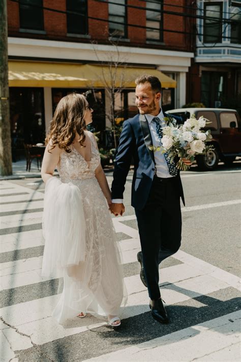 Candid Wedding Photos For A Micro Wedding In Hoboken