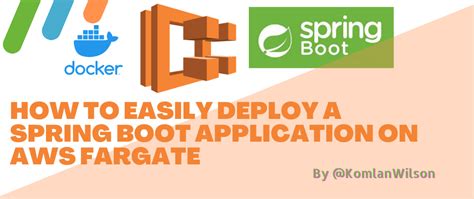 How To Easily Deploy A Spring Boot Application On Aws Fargate Dev