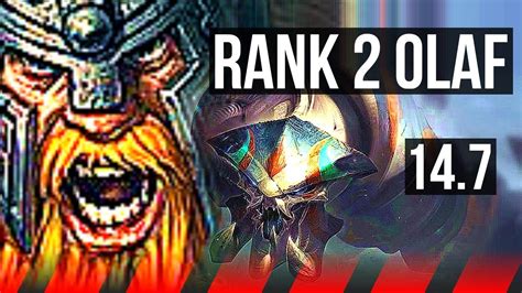 Olaf Vs Skarner Top Rank 2 Olaf Legendary 1928 6 Solo Kills