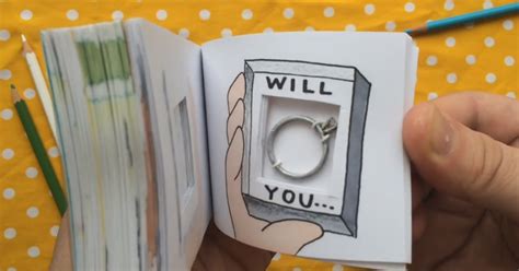 Artist Creates Flipbook Animation With Hidden Ring Inside For Marriage Proposal Bored Panda
