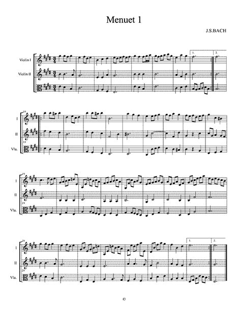 Violin Partita No 3 In E Major BWV 1006 Bach Johann Sebastian