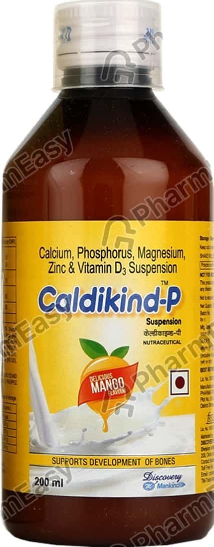 Buy Caldikind P New Mango Flavour Suspension 200ml Online At Flat 15