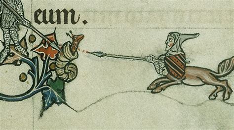 Why Knights Fought Snails In The Margins Of Medieval Books — Colossal