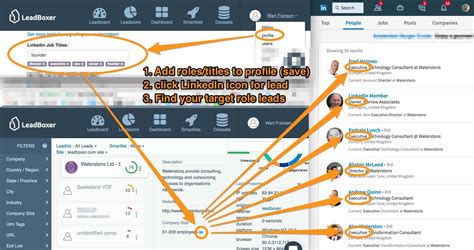 linkedin job titles search leadboxer knowledge base