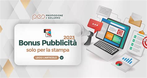 Bonus Pubblicità come effettuare la domanda