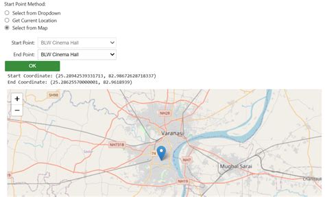 Simple Routing Compute Distance Duration And Shortest Path Along Road Between Two Points