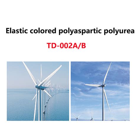 Elastic Two Component Colored Polyaspartic Polyurea Td 002a B