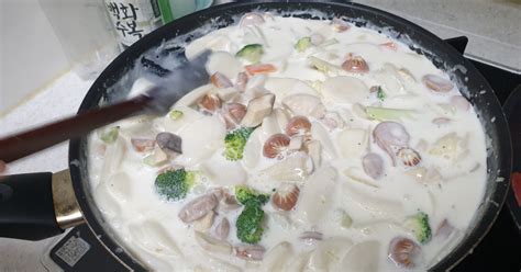 까르보나라 떡볶이